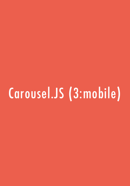 Carousel.js - A simple Javascript carousel